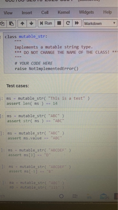 Solved View Insert Cell Kemel Widgets Help B A N Run I C