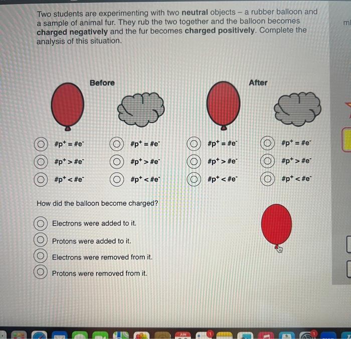 Solved Two students are experimenting with two neutral | Chegg.com