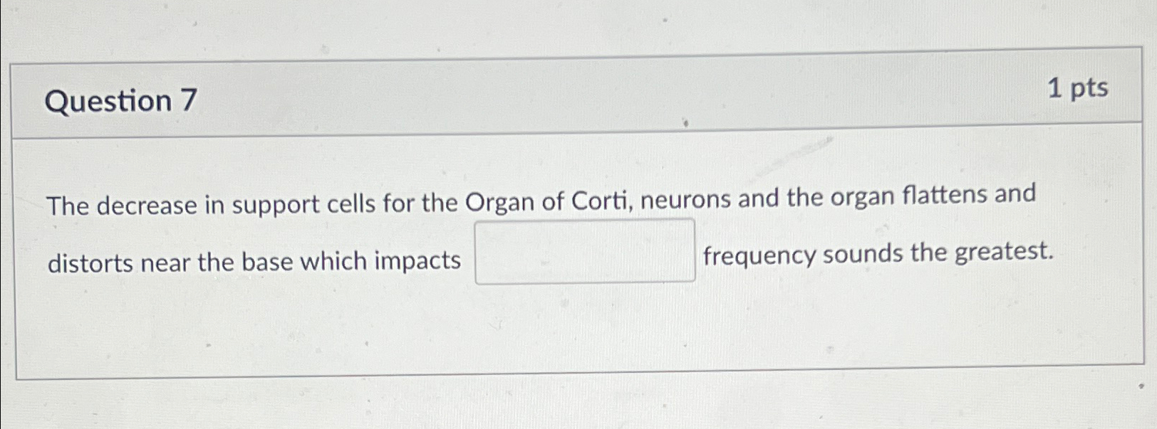 Solved Question 71 ﻿ptsThe decrease in support cells for the | Chegg.com