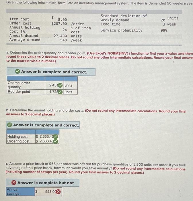 Solved Given the following information, formulate an | Chegg.com
