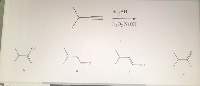 Solved Sia BH H2O2 NaOH OH ОН D | Chegg.com