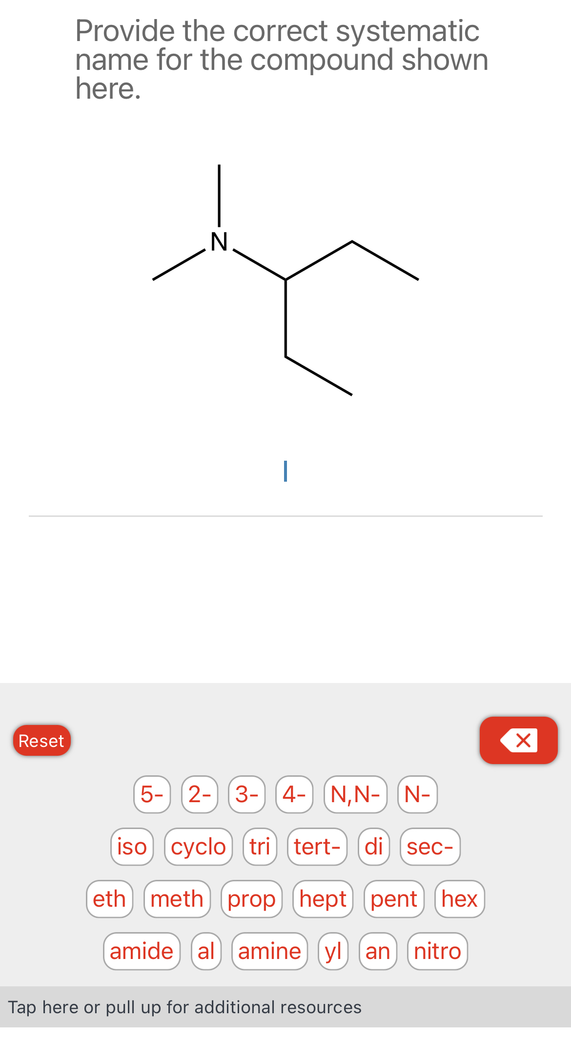 Solved Provide the correct systematic name for the compound | Chegg.com
