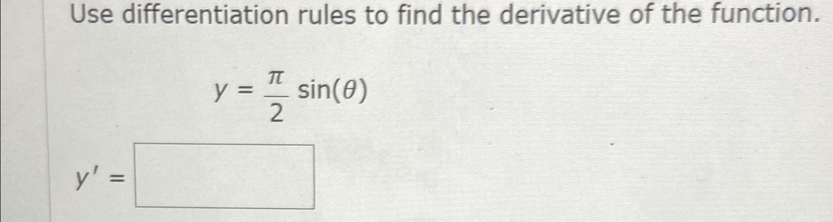 Solved Use differentiation rules to find the derivative of | Chegg.com