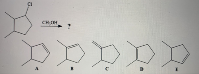 Solved which is the major product for the E1 rxn (#1)& E2 | Chegg.com