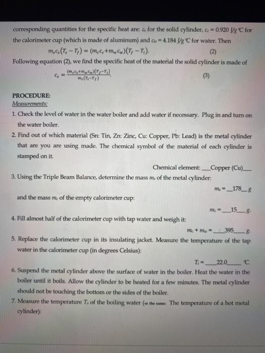 Solved Student Name Section Date Report on Laboratory | Chegg.com