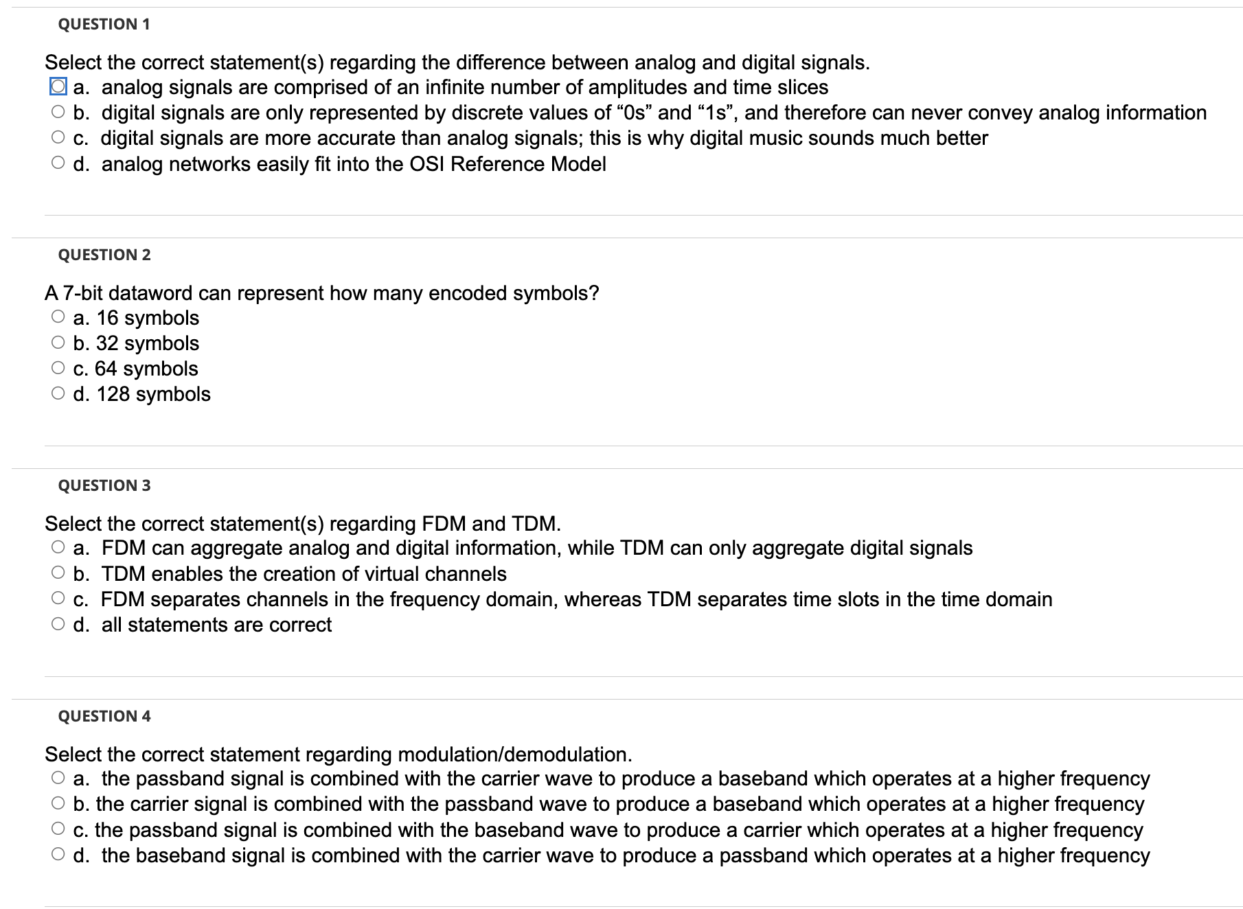 Solved Question 1select The Correct Statement S ﻿regarding