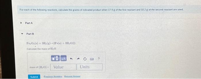 Solved For each of the following reactions, calculate the | Chegg.com