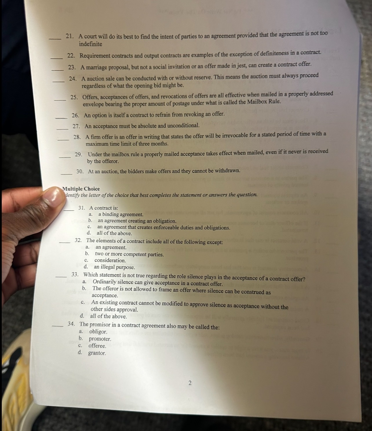 Solved A court will do its best to find the intent of | Chegg.com