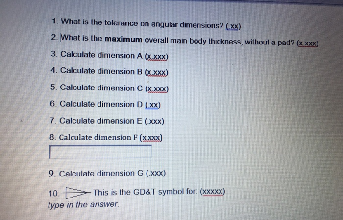 Solved 2.750 2.500 375 OFFSET AFIM TEA IR 75 R. 1500 PAD | Chegg.com