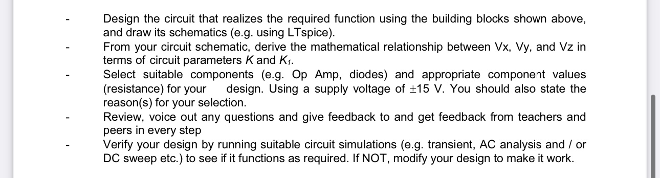 Log Amplifier (can accept only positive | Chegg.com