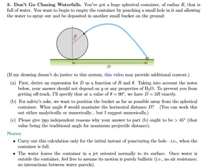 Solved Don't Go Chasing Waterfalls. You've got a huge | Chegg.com