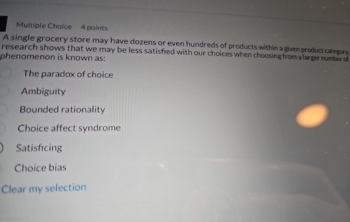Solved Muitiple Choice4 ﻿pointsA single grocery store may | Chegg.com