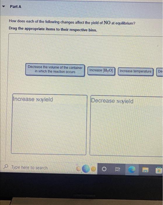 Solved Part A How does each of the following changes affect | Chegg.com
