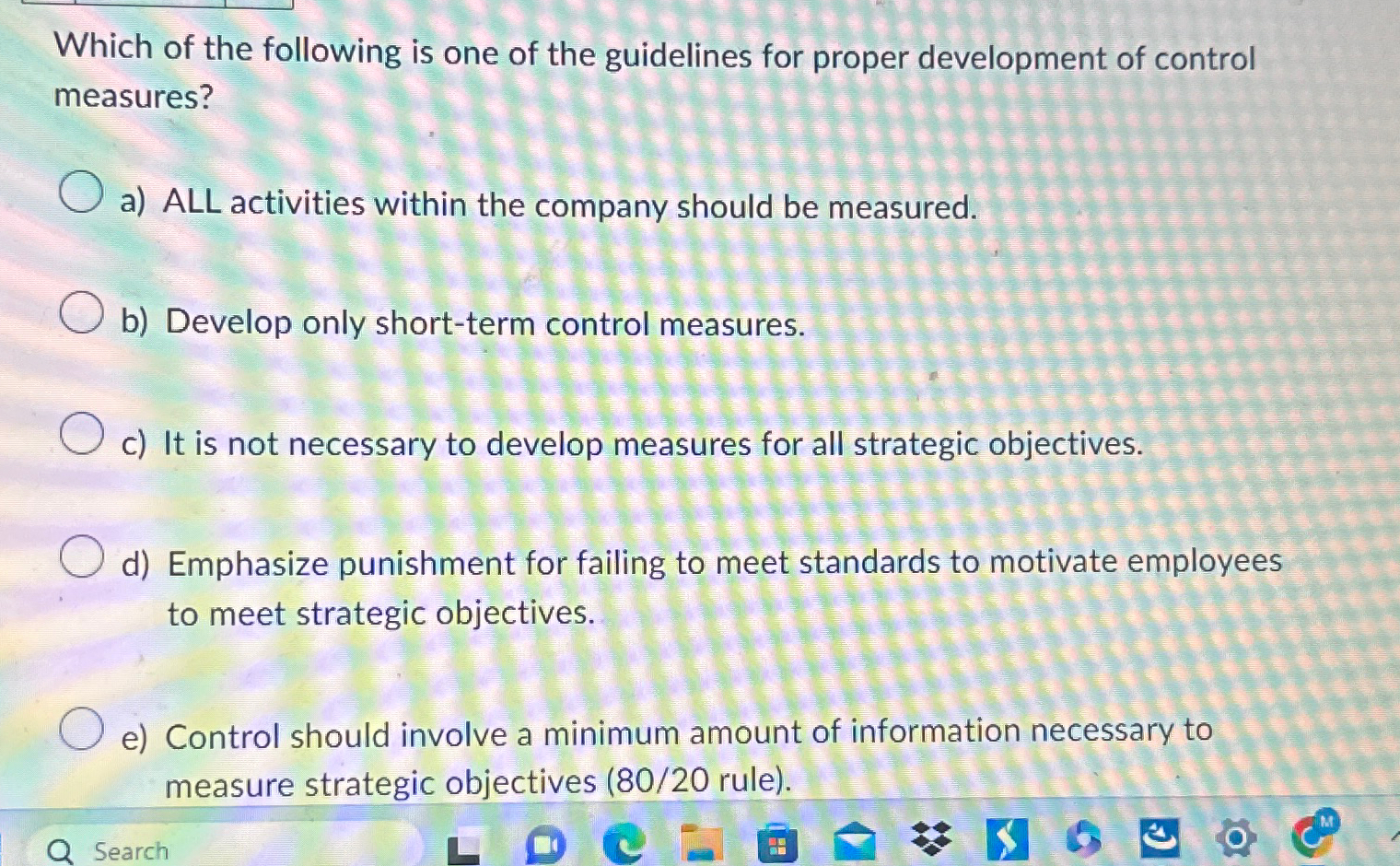 Solved Which of the following is one of the guidelines for | Chegg.com