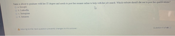 Solved Which of the following do you use when you want to | Chegg.com