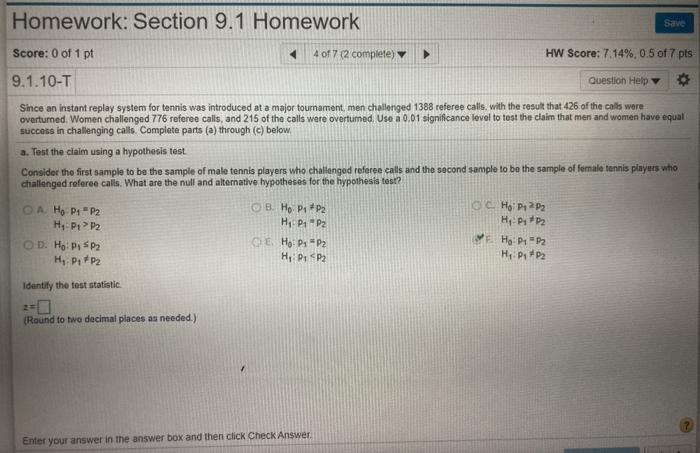 Solved Homework Section 9 1 Homework Save Score 0 Of 1 Pt