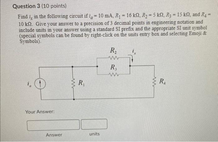 Solved Find ix in the following circuit if ia=10 | Chegg.com