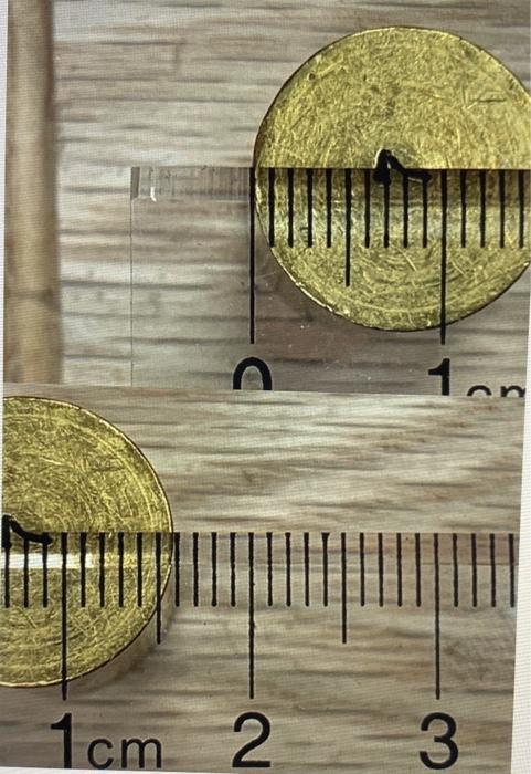 3. Using a meter stick, measure the length L and | Chegg.com