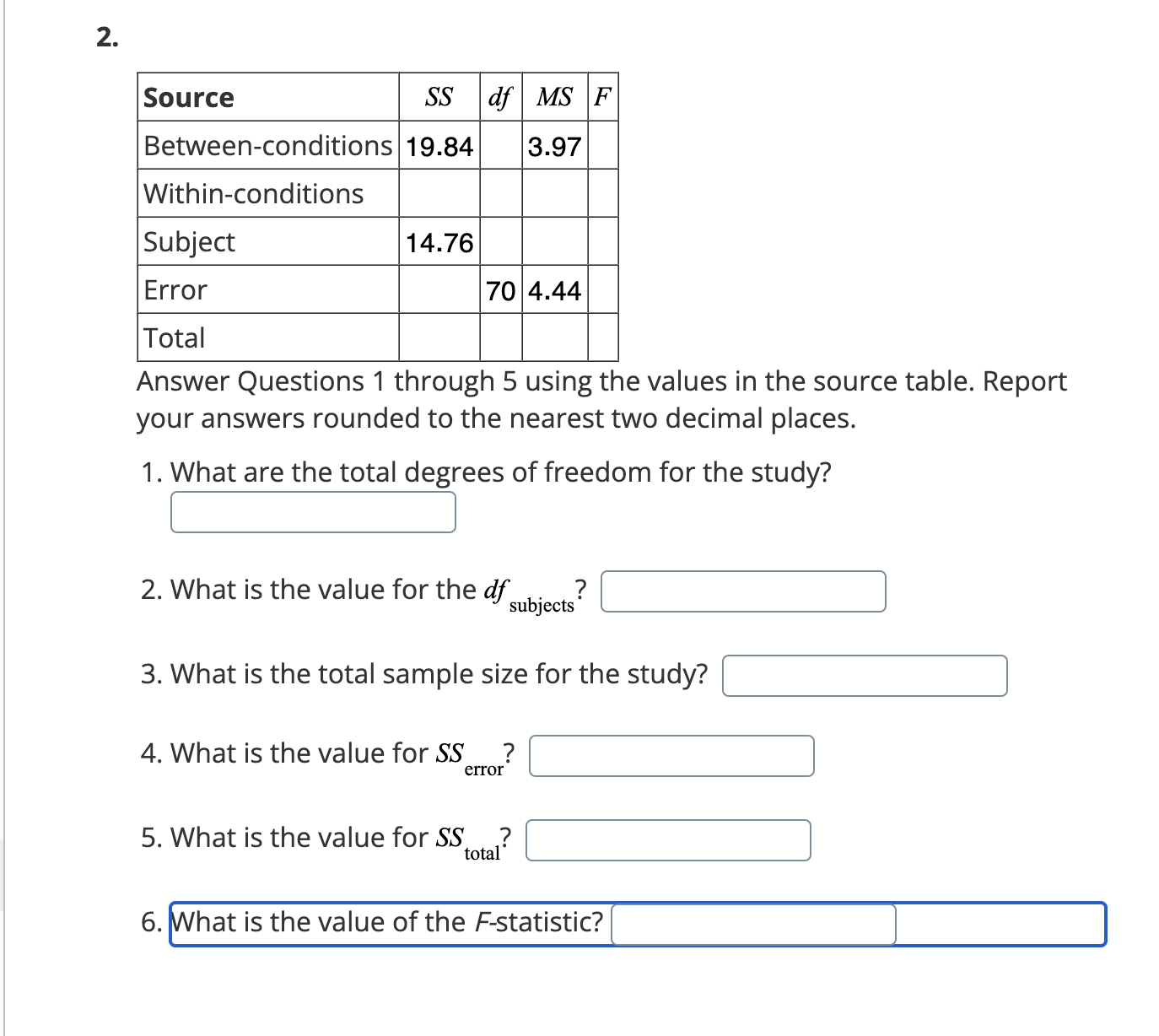 Solved How to solve the followingAnswer Questions 1 ﻿through | Chegg.com