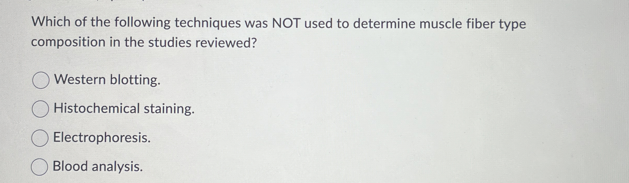 Solved Which of the following techniques was NOT used to | Chegg.com
