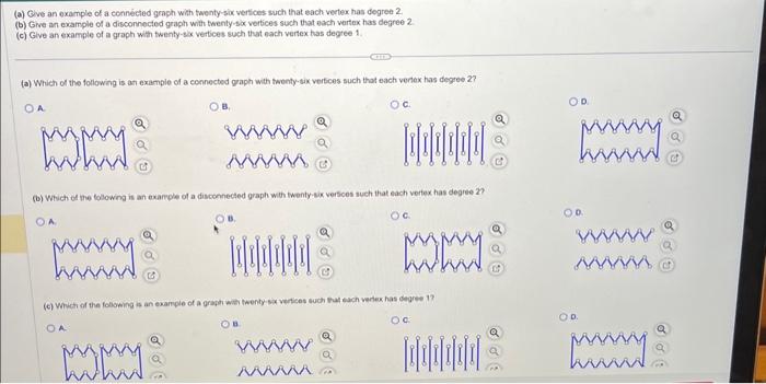 Solved (a) Gve an example of a conneicted graph with | Chegg.com