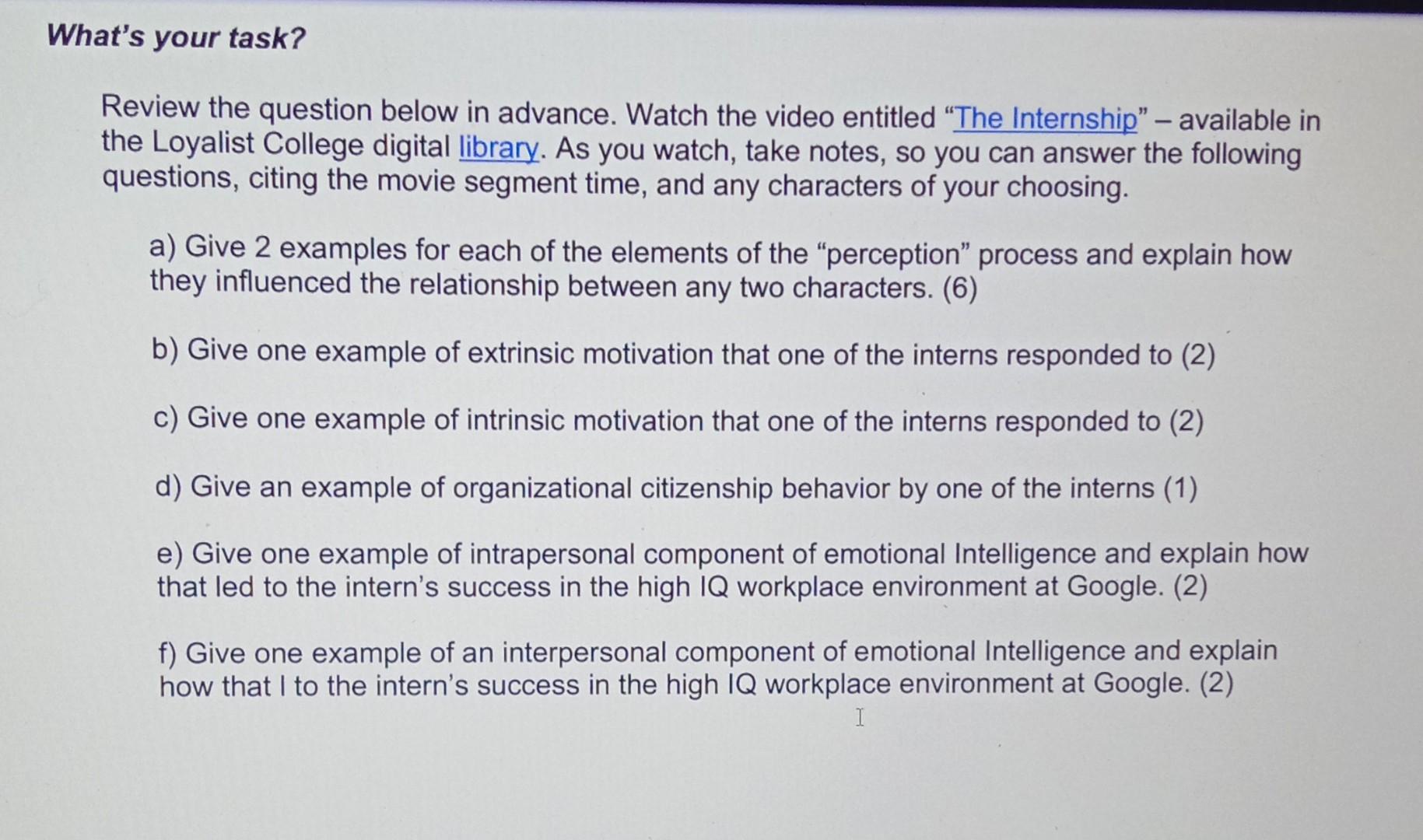 What's your task? Review the question below in | Chegg.com