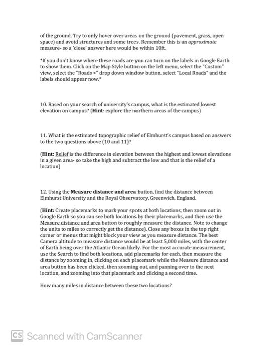 of the ground. Try to only hover over areas on the | Chegg.com