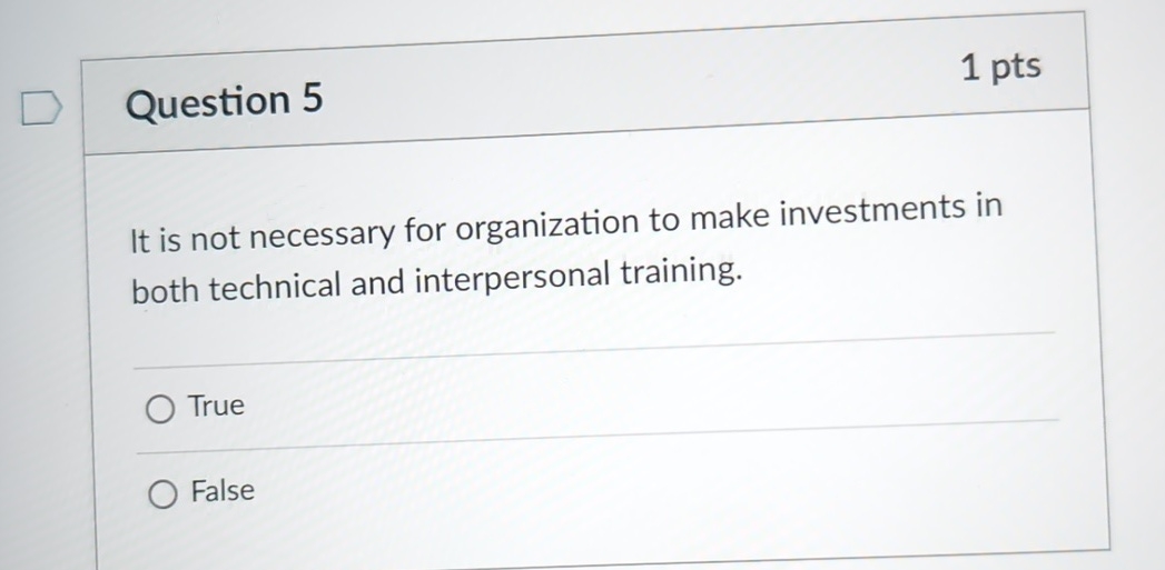Solved Question 51 ﻿ptsIt is not necessary for organization | Chegg.com