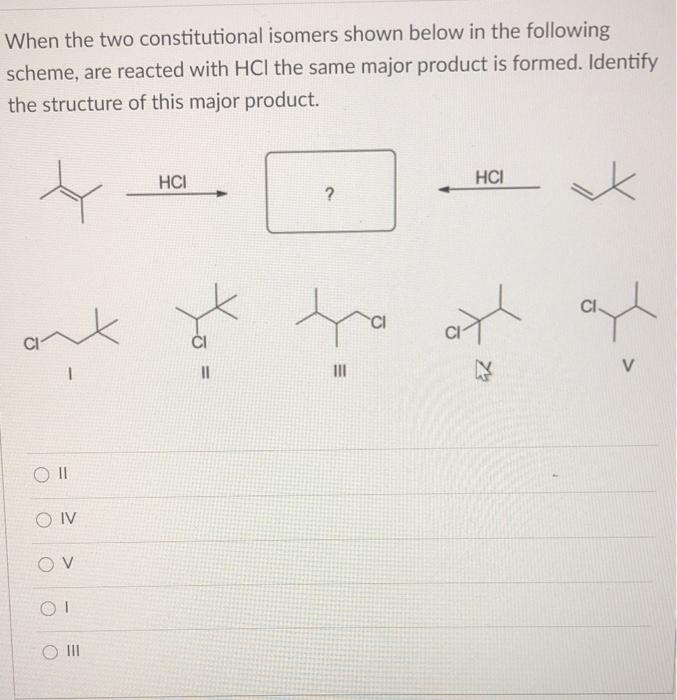 Solved When the two constitutional isomers shown below in | Chegg.com