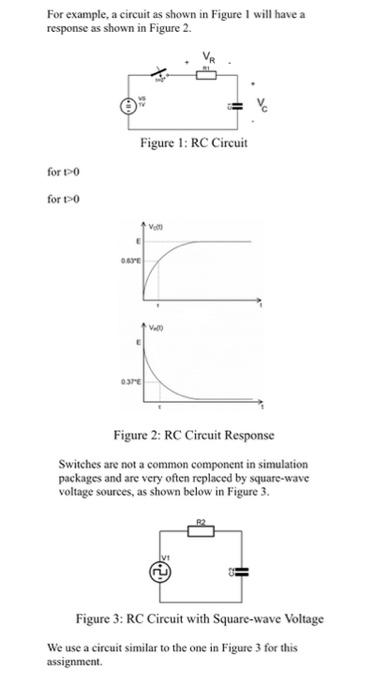 Level 1 - First-Order RC Circuits First-order | Chegg.com