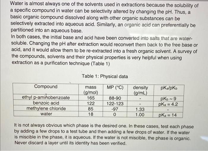 Solved 1. In the purification of a mixture, what determines | Chegg.com