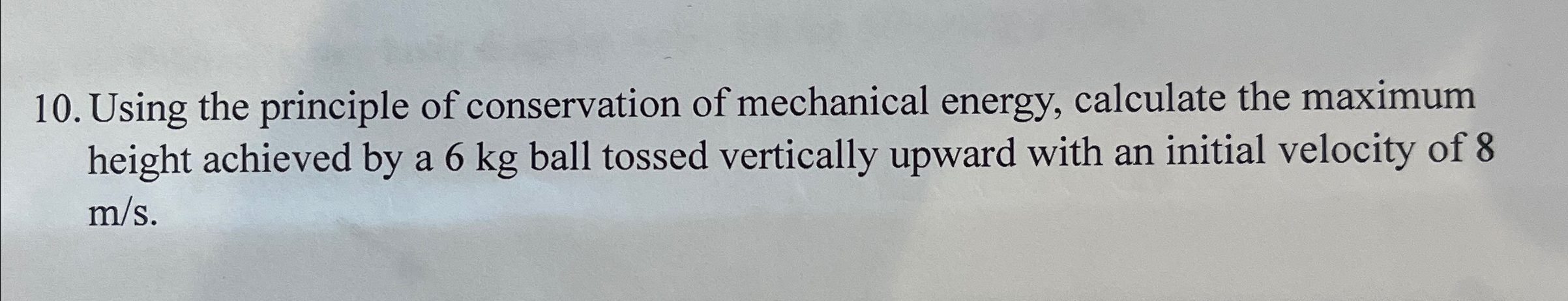 Solved Using the principle of conservation of mechanical | Chegg.com