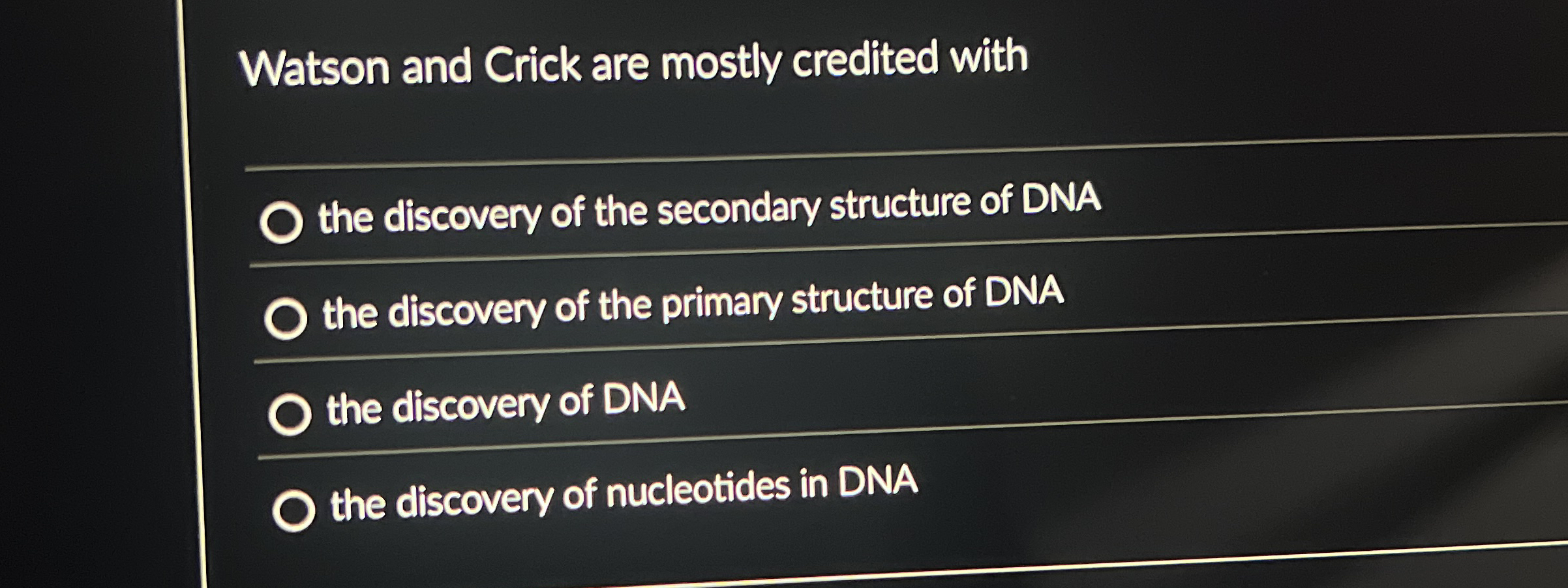 High Quality SOLUTION Watson and Crick are mostly credited withthe ...
