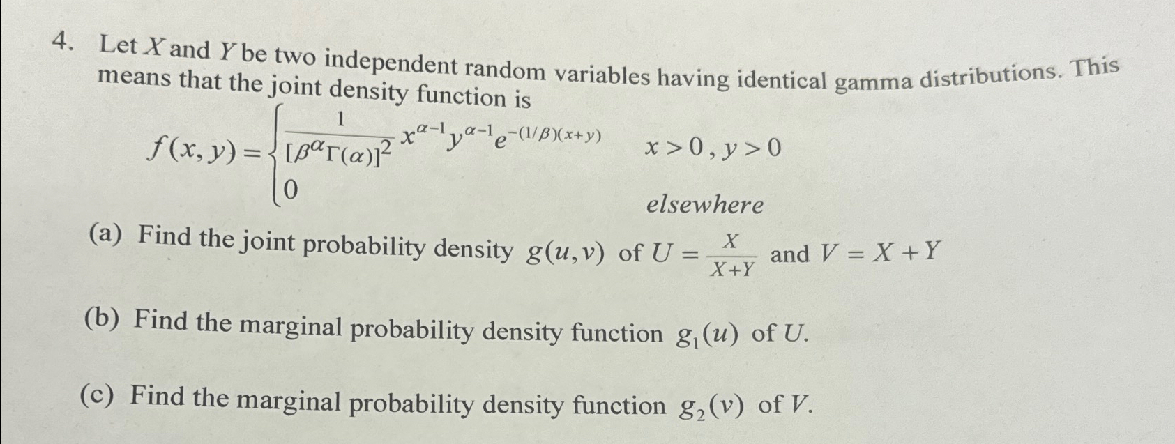 Solved Let X ﻿and Y ﻿be Two Independent Random Variables 3294