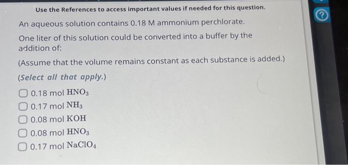 Solved A 1 liter solution contains 0.313M hypochlorous acid | Chegg.com
