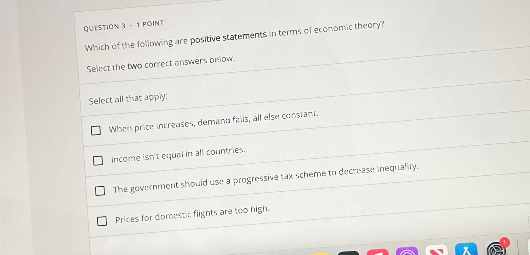 Solved QUESTION 3 - 1 ﻿POINTWhich of the following are | Chegg.com