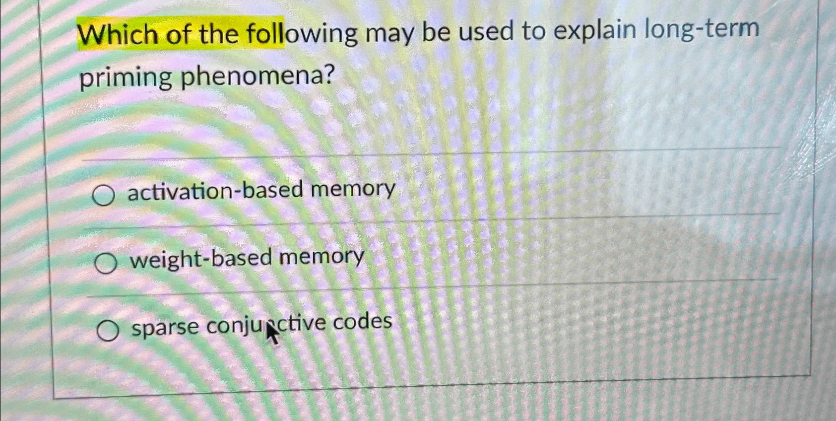 Solved Which of the following may be used to explain | Chegg.com
