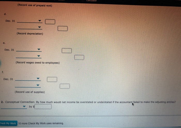 Solved Problem 3-65A (Algorithmic) Preparation of Adjusting | Chegg.com
