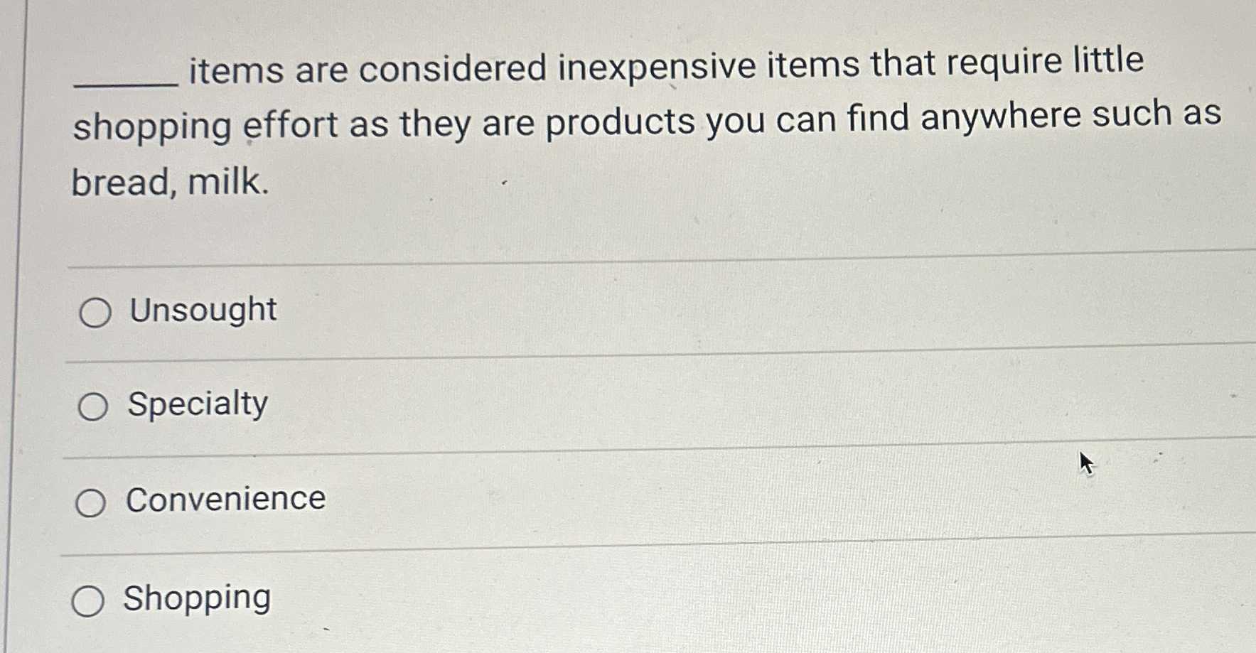 Solved items are considered inexpensive items that require | Chegg.com