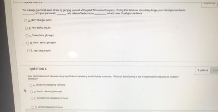 Solved You manage your finnst exam stras by gerging yoursel | Chegg.com