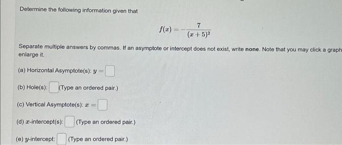 Solved Determine the following information given that (a) | Chegg.com
