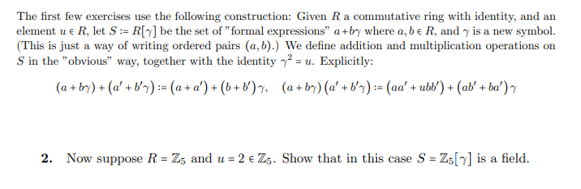 Solved Please help in question (2) ﻿and do not use AI | Chegg.com