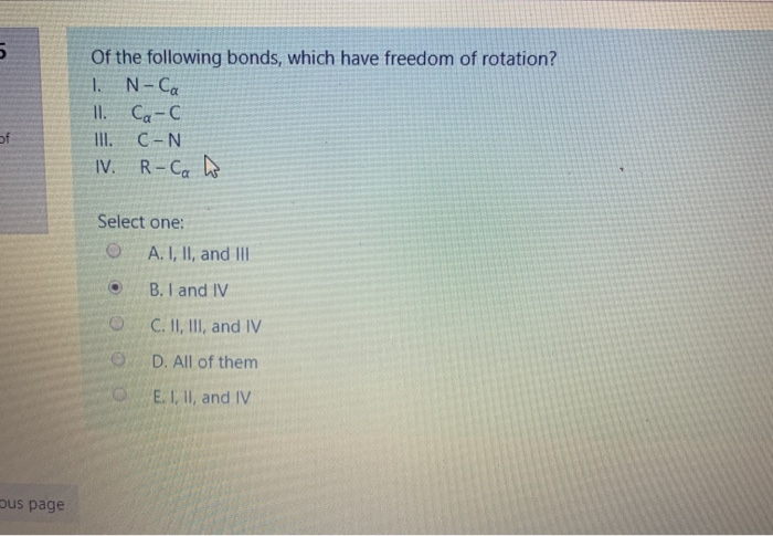 Solved Of the following bonds, which have freedom of | Chegg.com