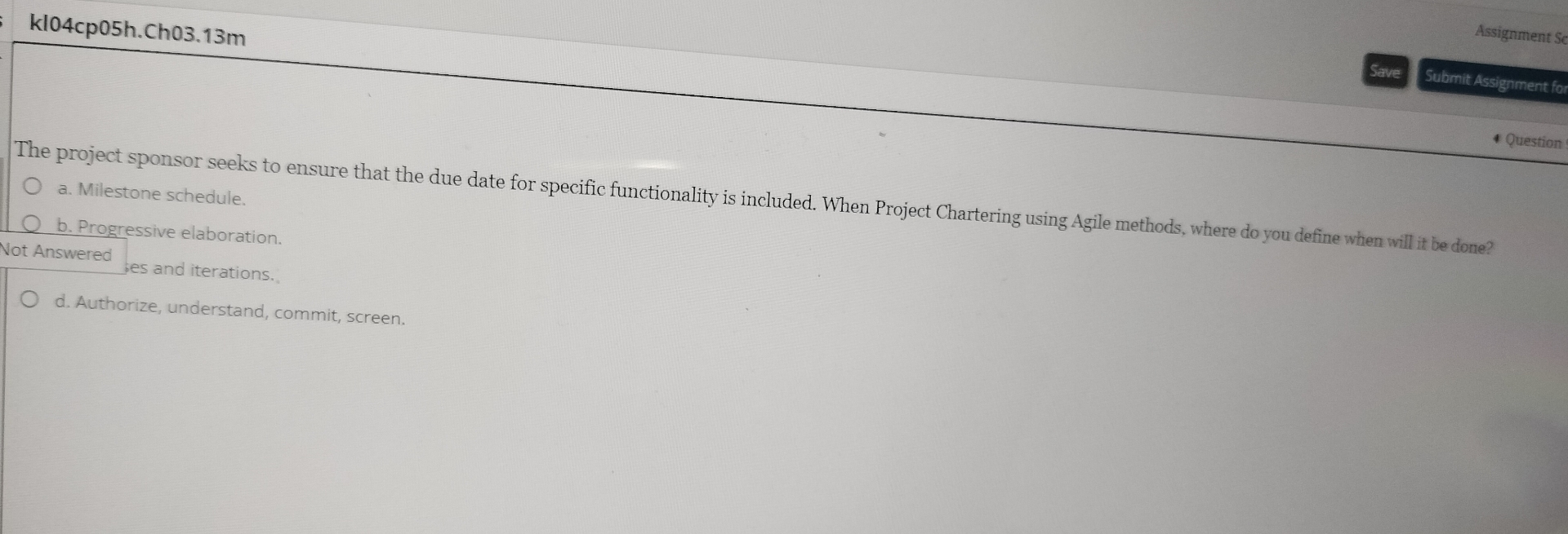 Solved kl04cp05h.Ch03.13mSaveAssignment SSubmit Assignment | Chegg.com