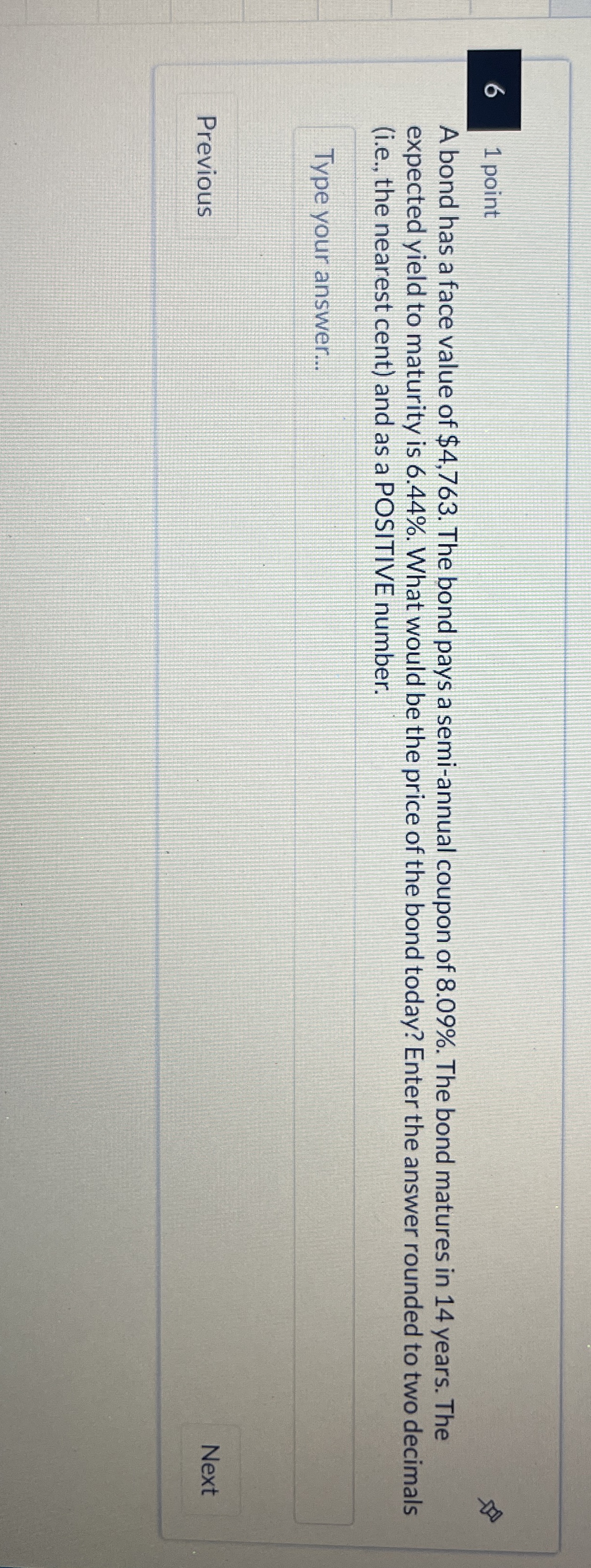 Solved A bond has a face value of $3,996. ﻿The bond pays a | Chegg.com