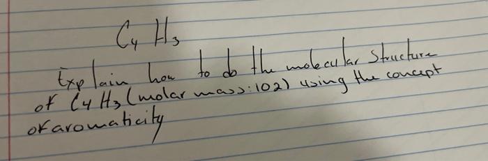 Solved explain how to do the molecular structure of | Chegg.com