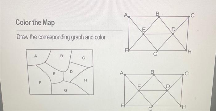Solved The graph representing a map is planar. Hence, it | Chegg.com