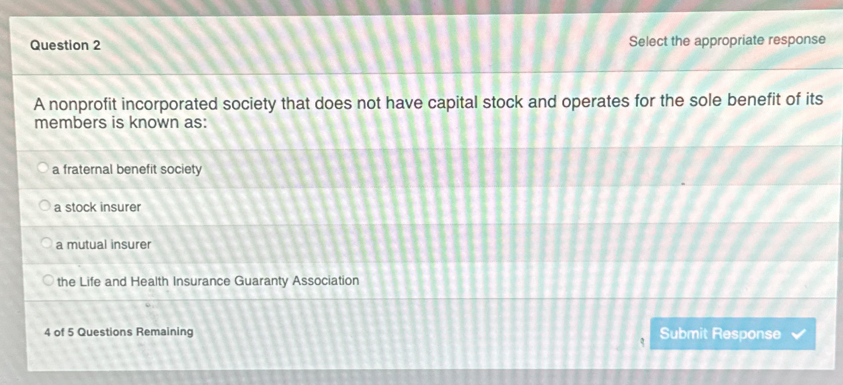 Solved Question 2Select the appropriate responseA nonprofit | Chegg.com Solved Question 2Select the appropriate responseA nonprofit | Chegg.com