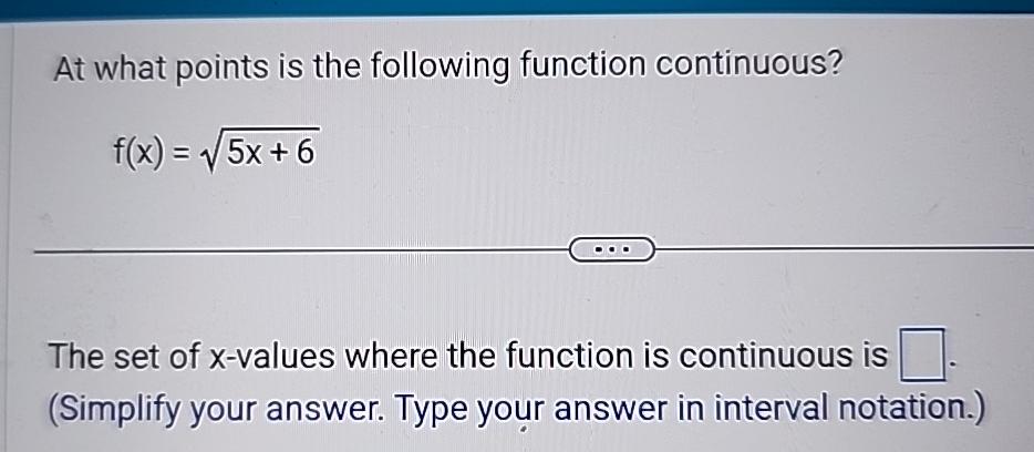 Solved At what points is the following function | Chegg.com