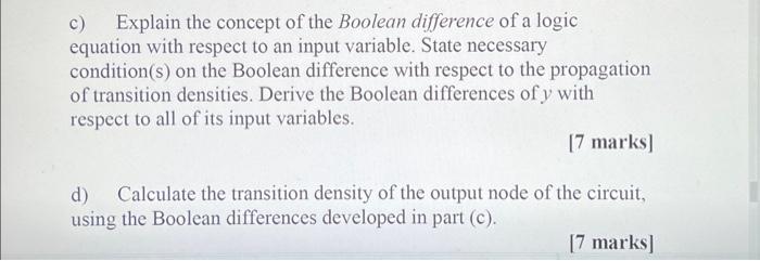 Solved Consider a gate level implementation of the Boolean | Chegg.com